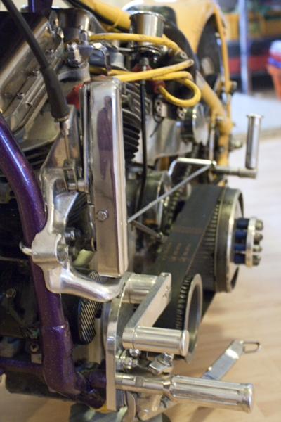 1956`er Panhead Harley Chopper Presentation®